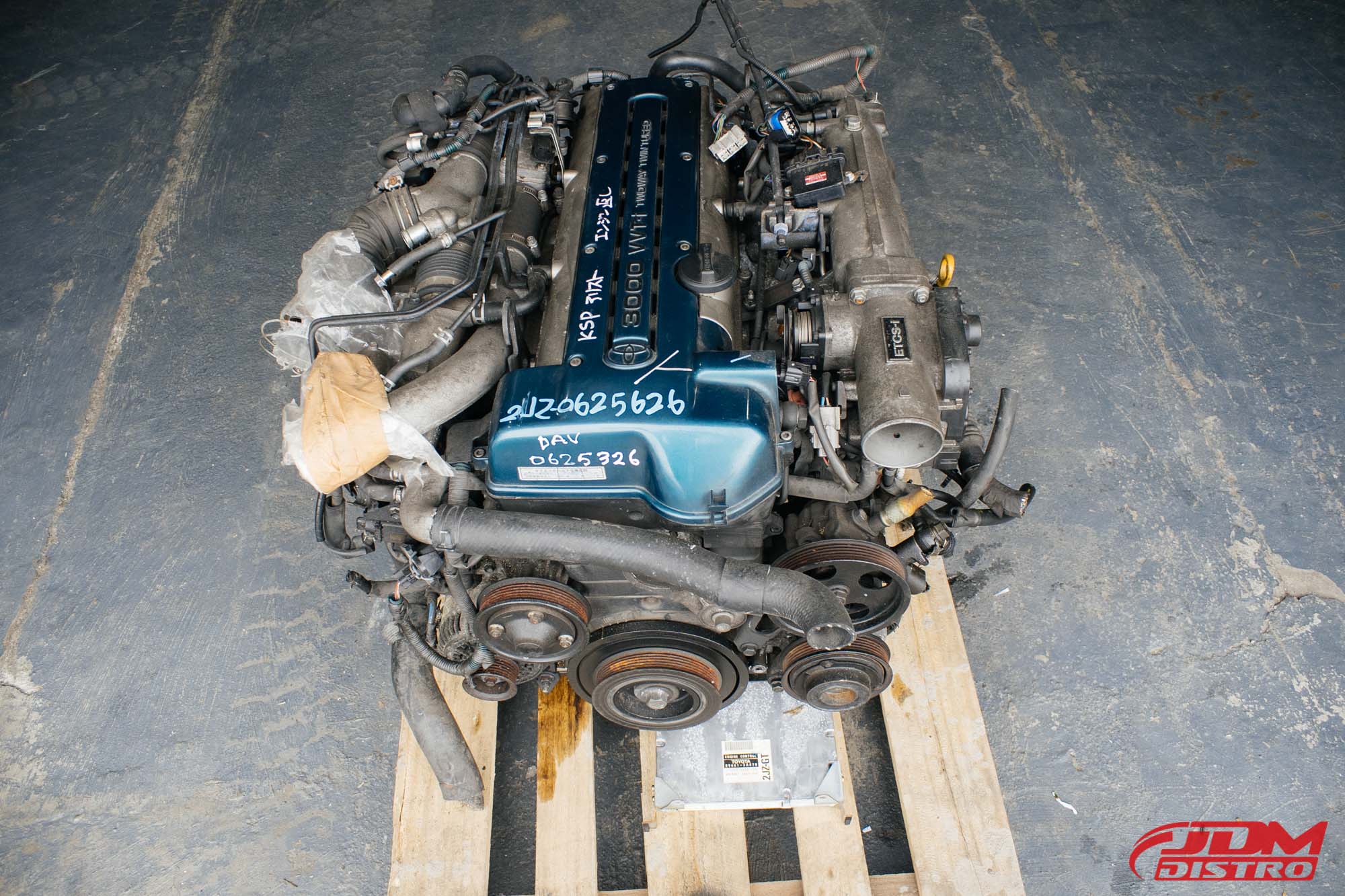 TOYOTA SUPRA JZA80 ARISTO JZS161 2JZGTE VVTI ENGINE - JDM Distro - Buy ...