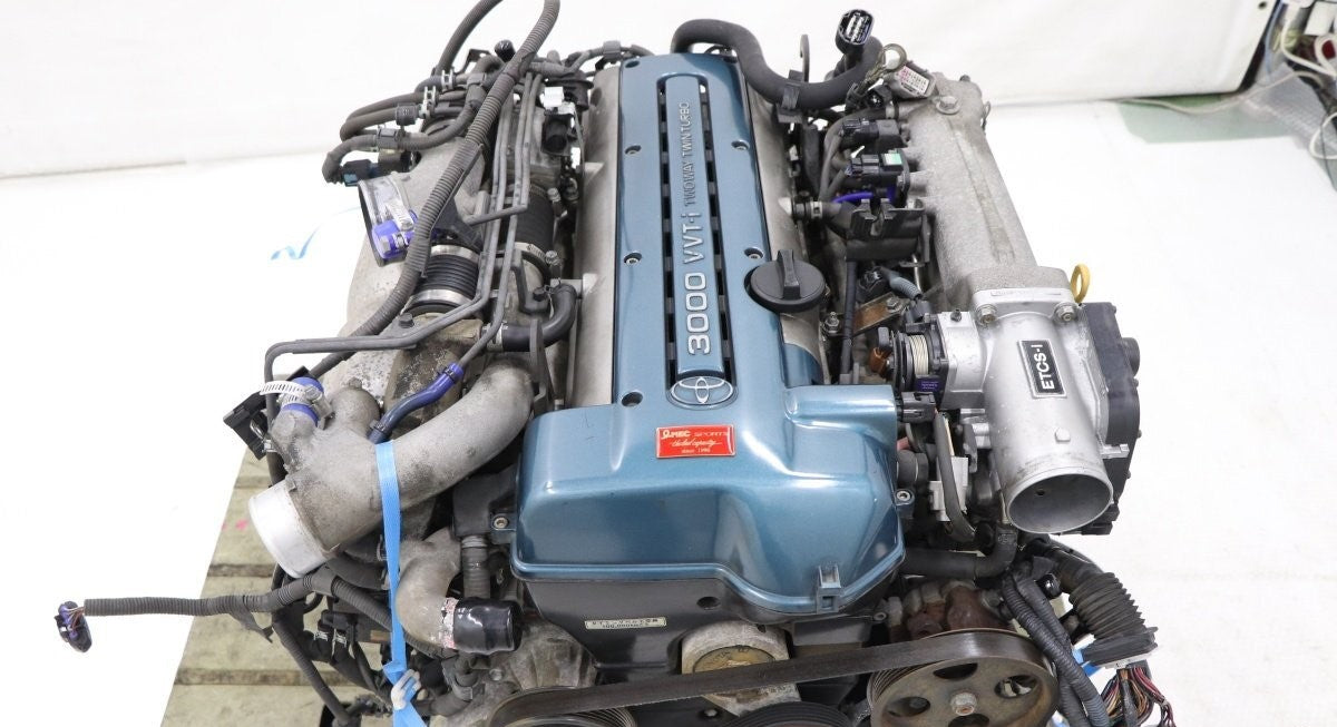TOYOTA SUPRA JZA80 ARISTO JZS161 2JZGTE VVTI ENGINE - JDM Distro - Buy ...