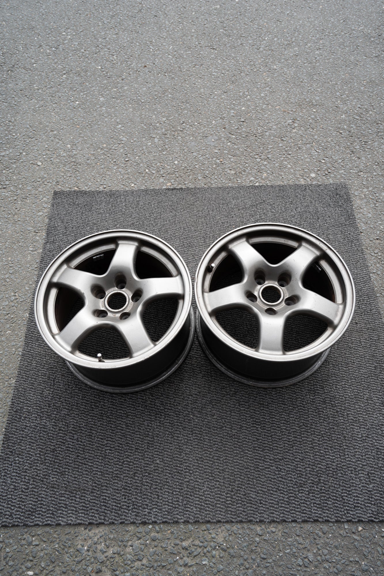 NISSAN SKYLINE R32 GTR BNR32 GENUINE FORGED WHEELS PAIR - JDM Distro ...