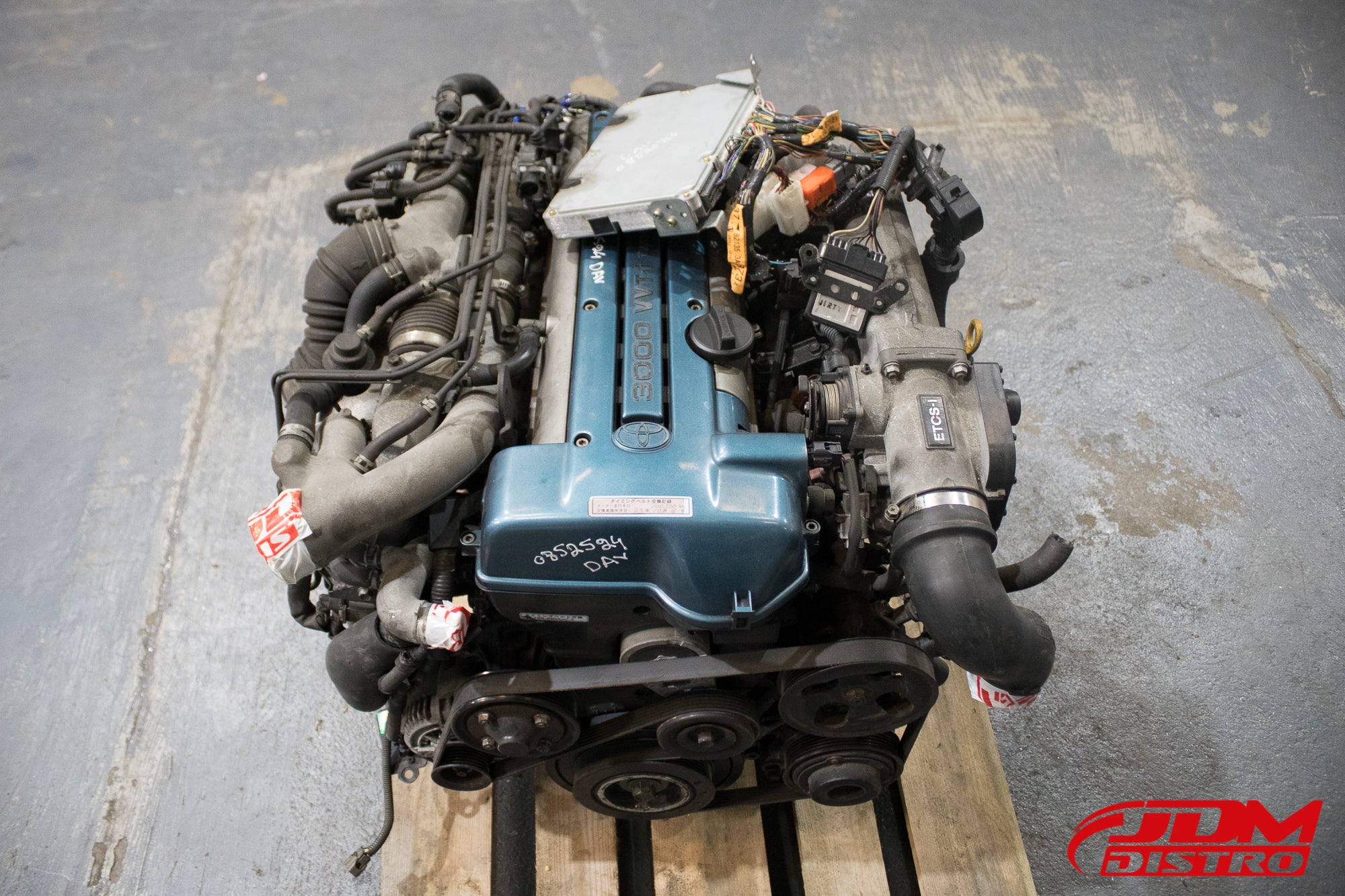 TOYOTA SUPRA JZA80 ARISTO JZS161 2JZGTE VVTI ENGINE - JDM Distro - Buy ...