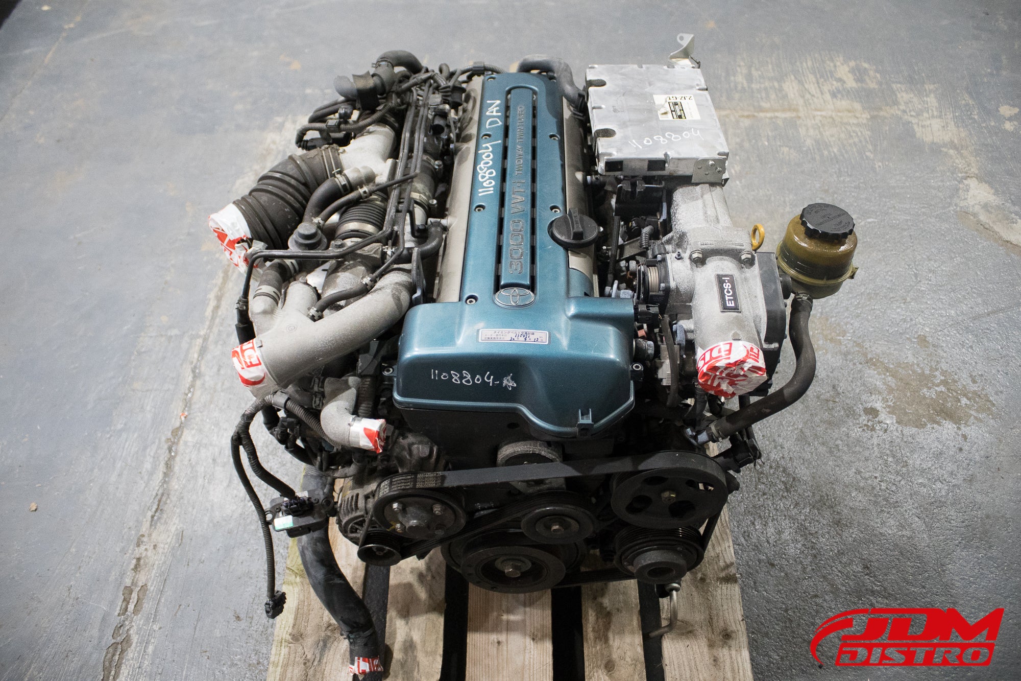 TOYOTA SUPRA JZA80 ARISTO JZS161 2JZGTE VVTI ENGINE - JDM Distro - Buy ...